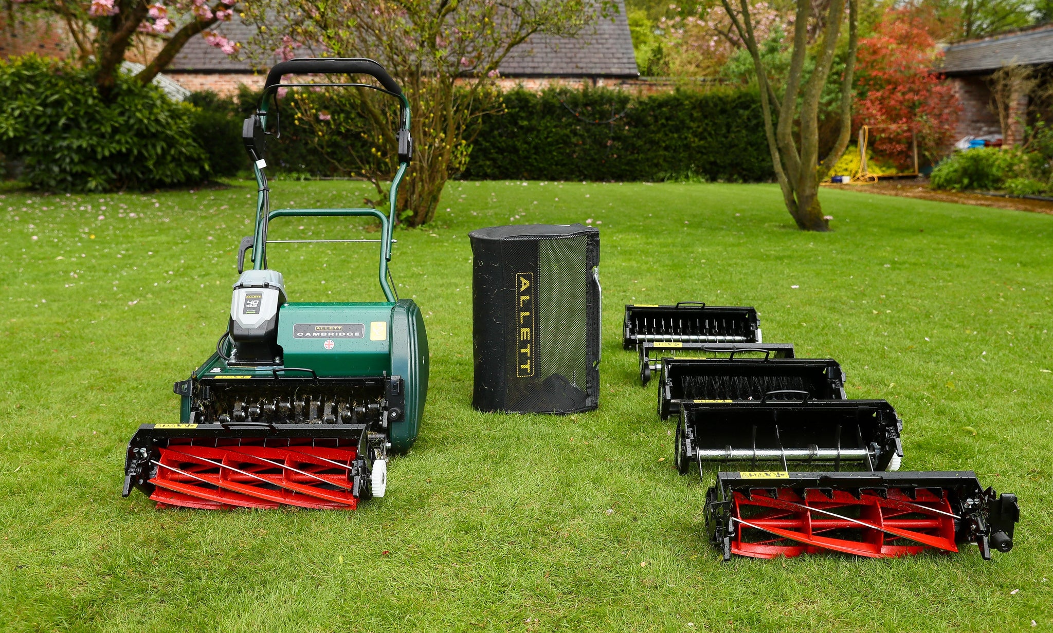 Allett Cambridge 43 Battery Cylinder Mower – ALLETT Australia